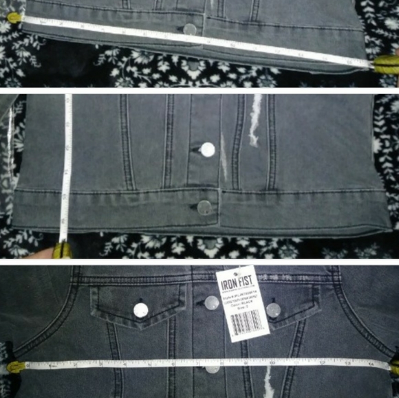 Iron Fist | Jackets & Coats | Rare Iron Fist Loose Tooth Denim Jacket ...